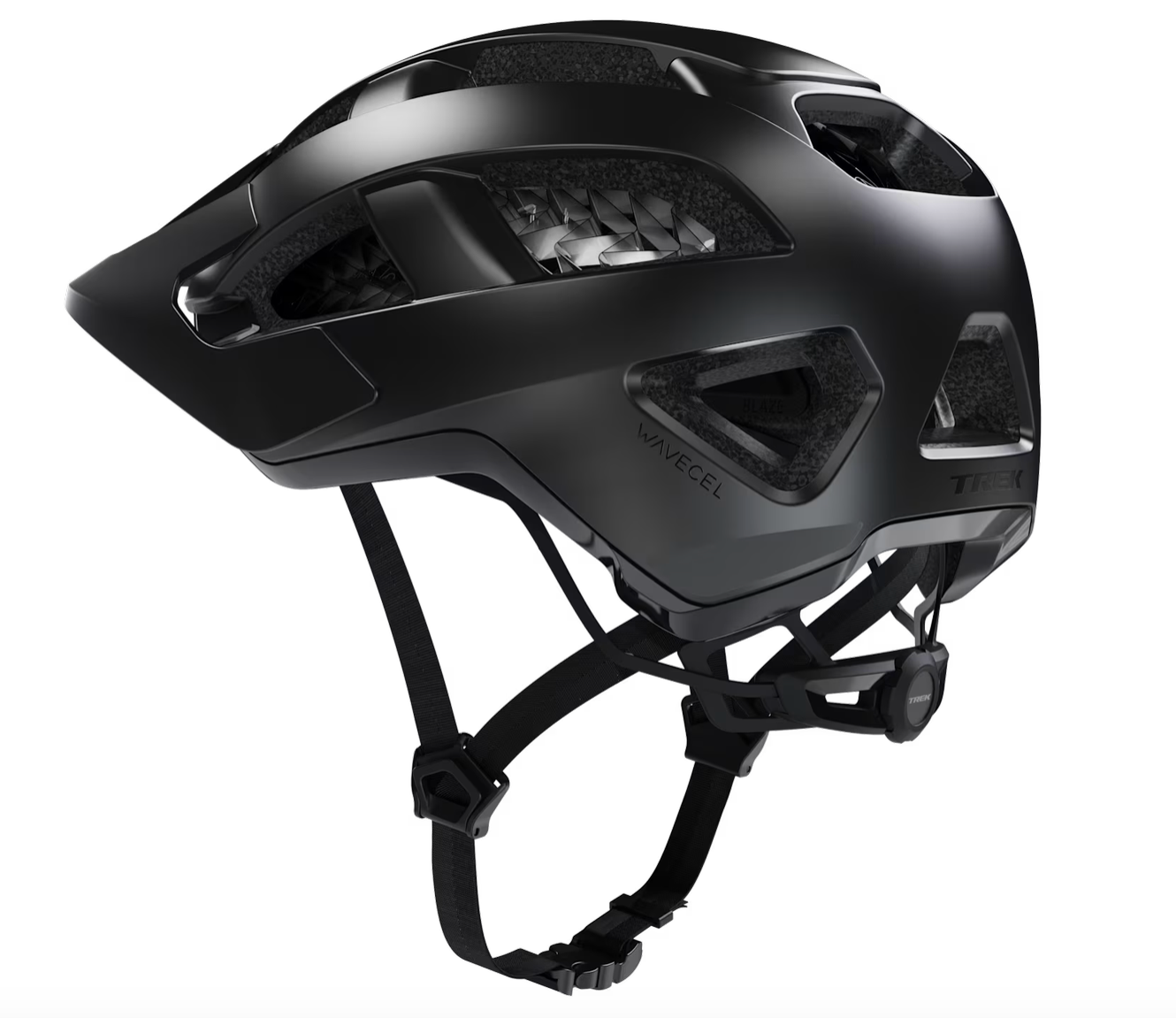 Trek Quantum WaveCel Mountain Bike Helmet- Matte Black | biket.co.za