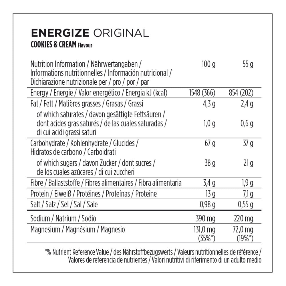 PowerBar Energize Original- Cookies & Cream – biket.co.za